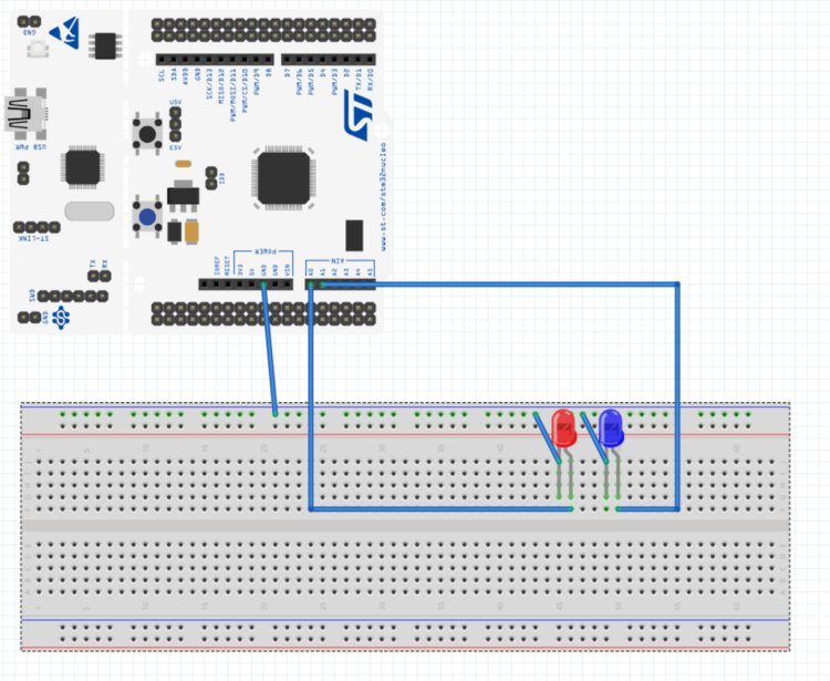 Working with STM32 and Timers part 2: PWM mode, fading 2 LEDs – EmbeddedExpertIO