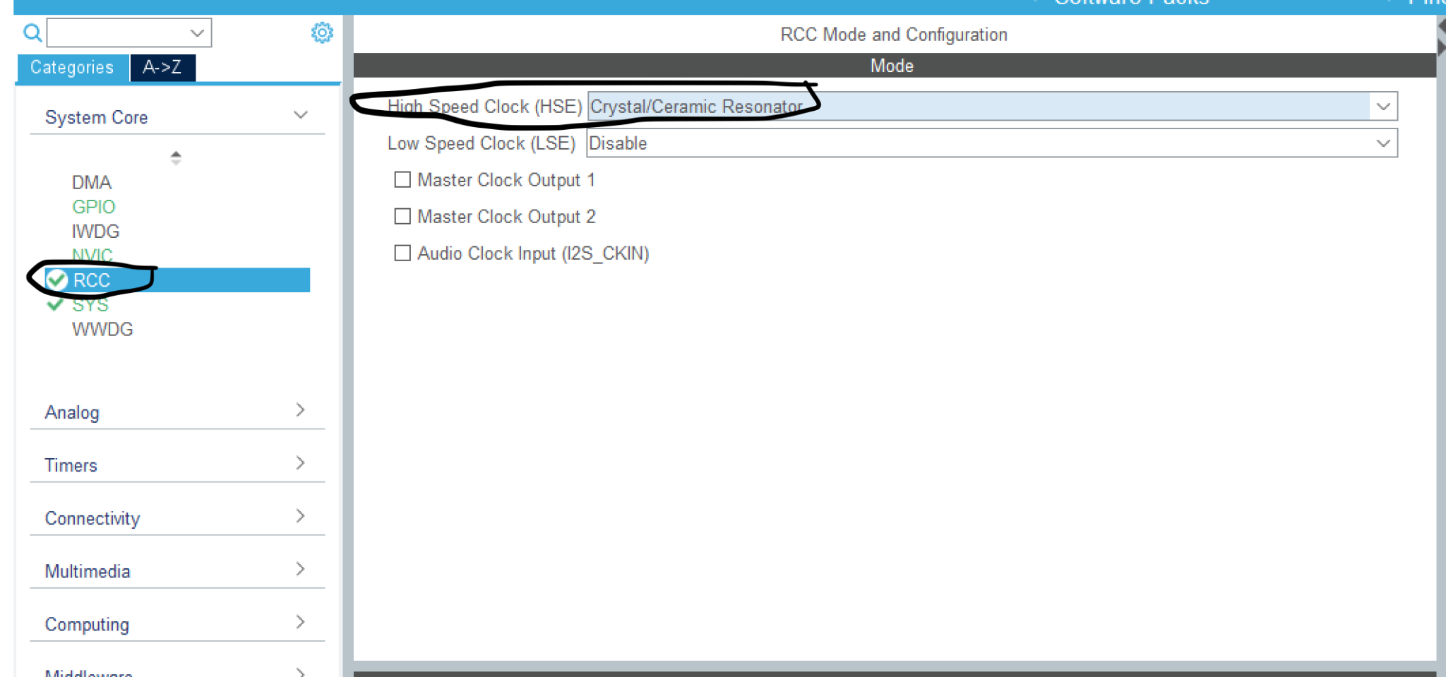 Changing core frequency of STM32F411 using registers only – EmbeddedExpertIO