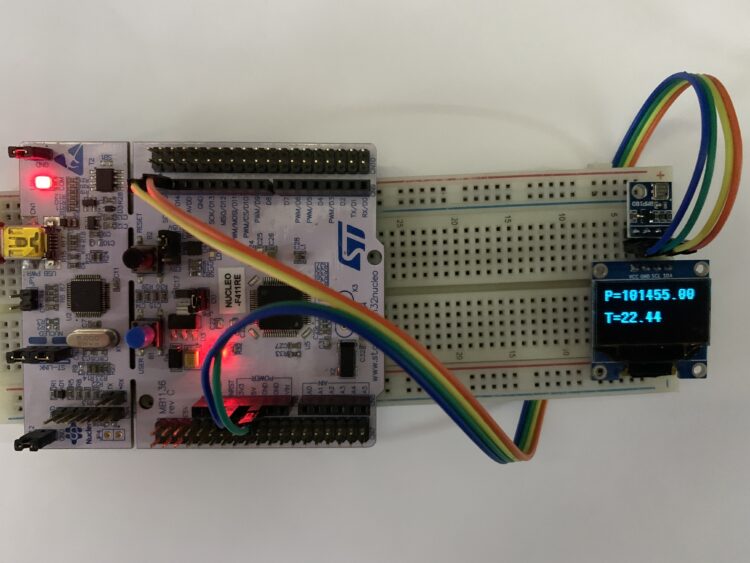 Working with STM32 and Sensors: BMP180 pressure and temperature sensor ...