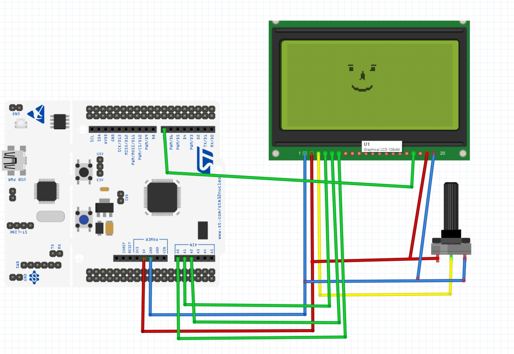 Working with STM32 and Graphics LCD: GLCD 128×64 ST7920 – EmbeddedExpertIO