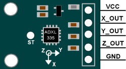 Working with STM32 and Acceleration Sensor: ADXL335 Analog Sensor ...