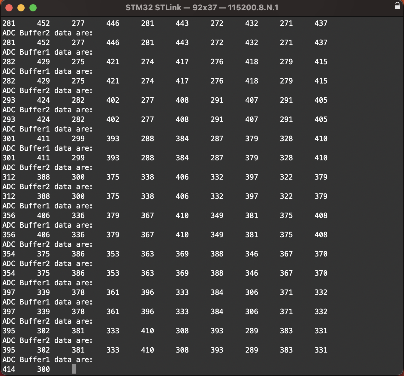 Working with ADC and STM32 part 6: Timer triggered with DMA with Double Buffer – EmbeddedExpertIO