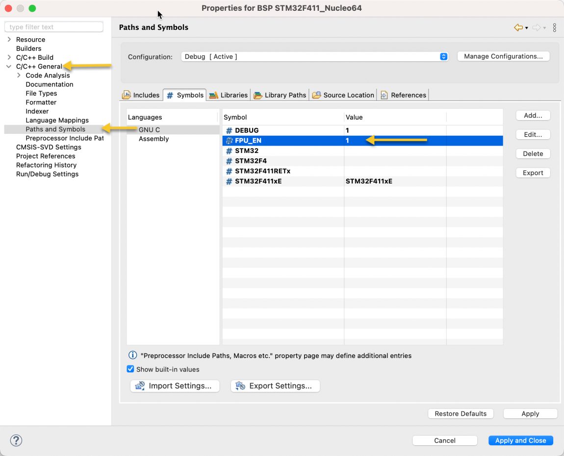 Building Board Support Package (BSP) for STM32F411-Nucleo64 Part10: FPU Support – EmbeddedExpertIO