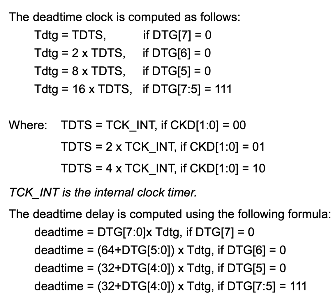 STM32 Advanced Timers Part 2: Dead Time Insertion – EmbeddedExpertIO