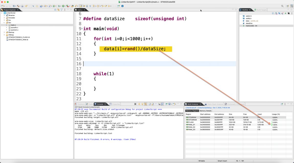 Linker Script: Change the Variable Memory Location – EmbeddedExpertIO