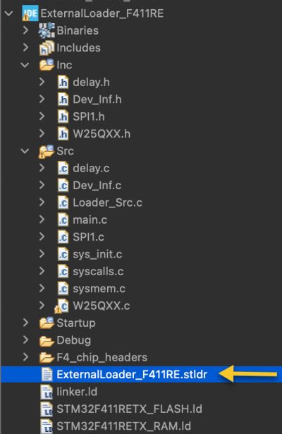 W25QXX in SPI with External Loader Part 3: External Loader development – EmbeddedExpertIO