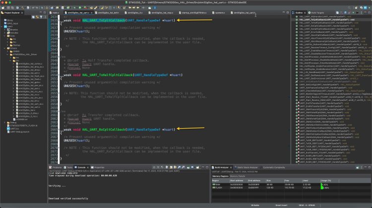 Getting Started with STM32G0 and STM32CubeIDE: UART Full Duplex DMA – EmbeddedExpertIO