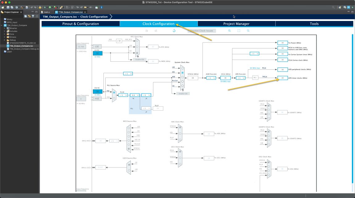 Getting Started with STM32G0 and STM32CubeIDE: Timer in PWM Mode – EmbeddedExpertIO