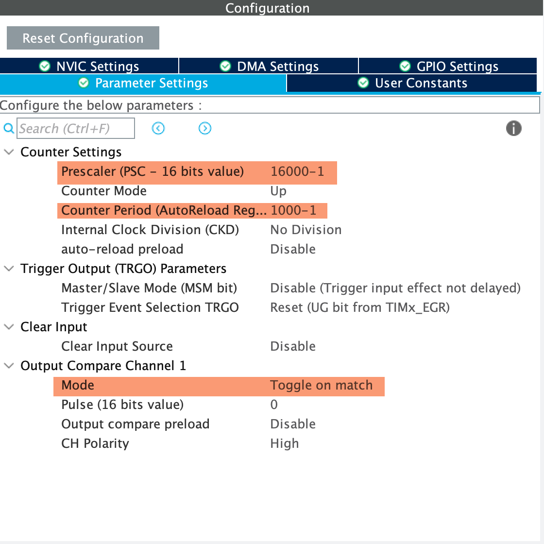Getting Started With Stm32g0 And Stm32cubeide Timer In Output Compare Embeddedexpertio 1338