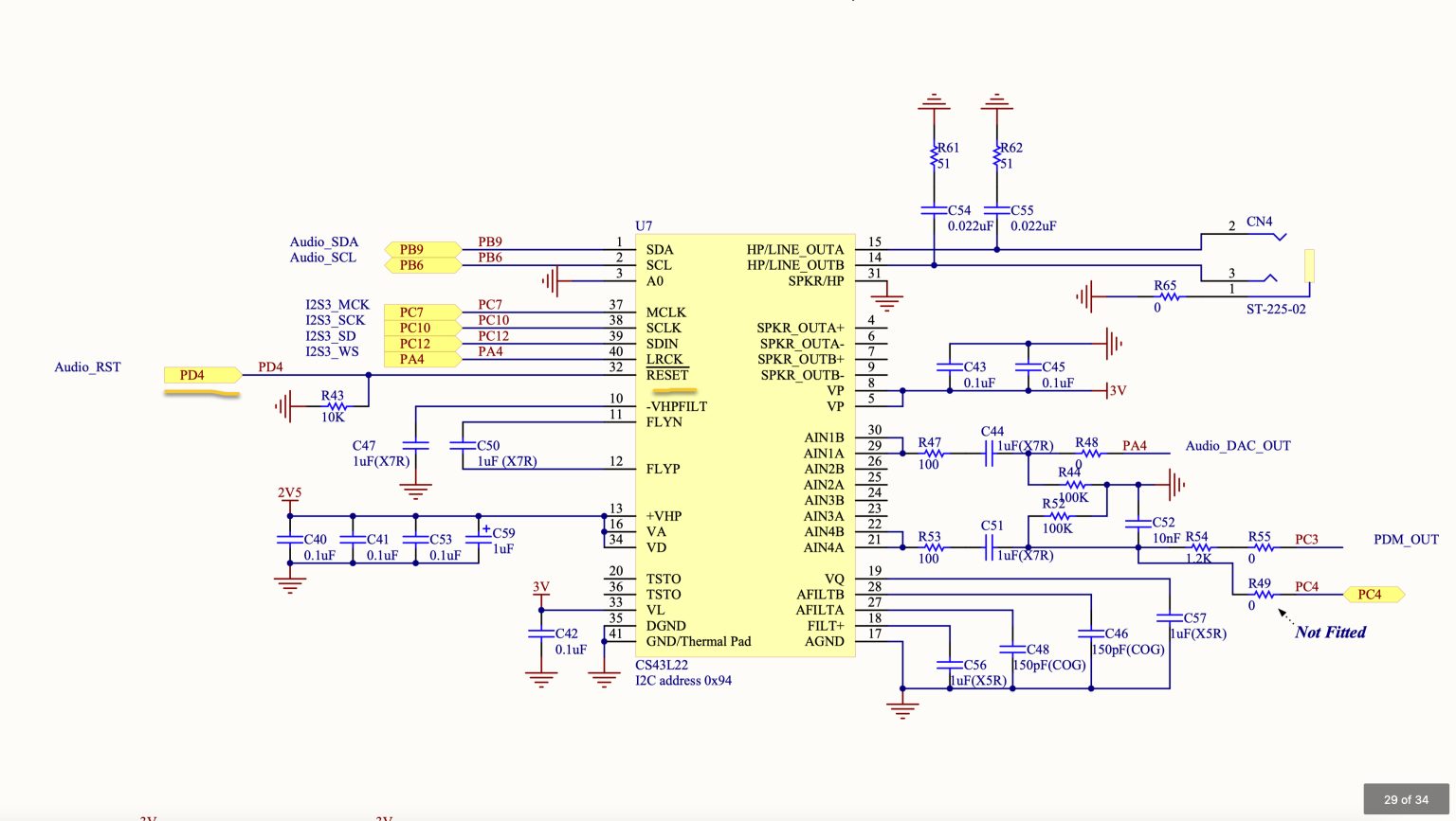 Working with STM32 and I2S Part 4: CS43L22 Initialization and sound ...