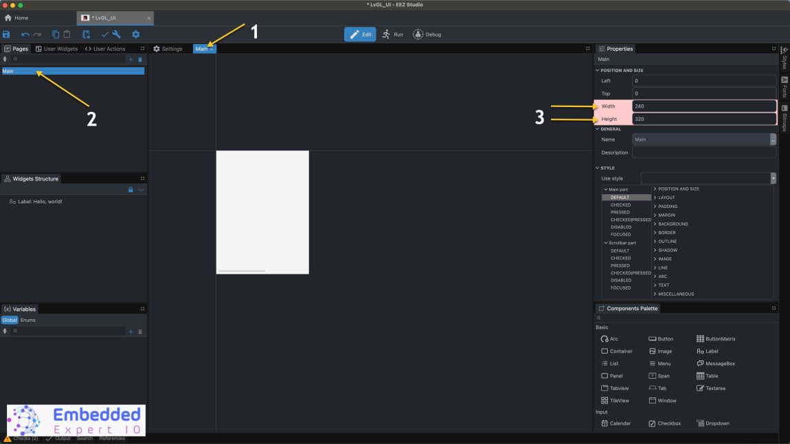 Create Custom UI with LvGL and EEZ Studio Part 1: Integration ...