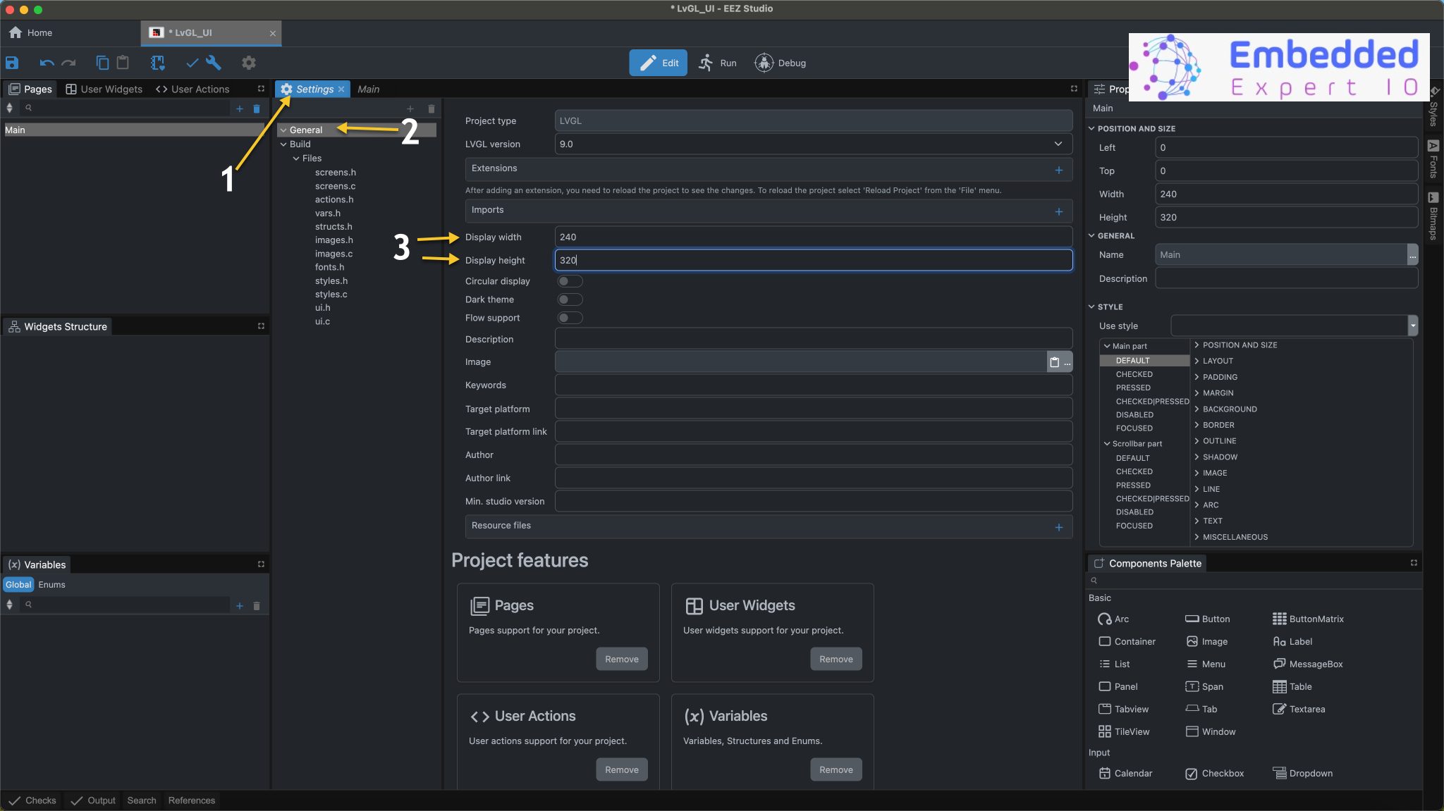 Create Custom UI with LvGL and EEZ Studio Part 1: Integration ...