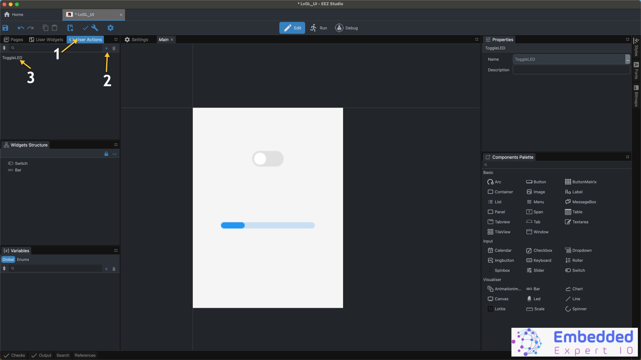 Create Custom UI with LvGL and EEZ Studio Part 1: Integration – EmbeddedExpertIO