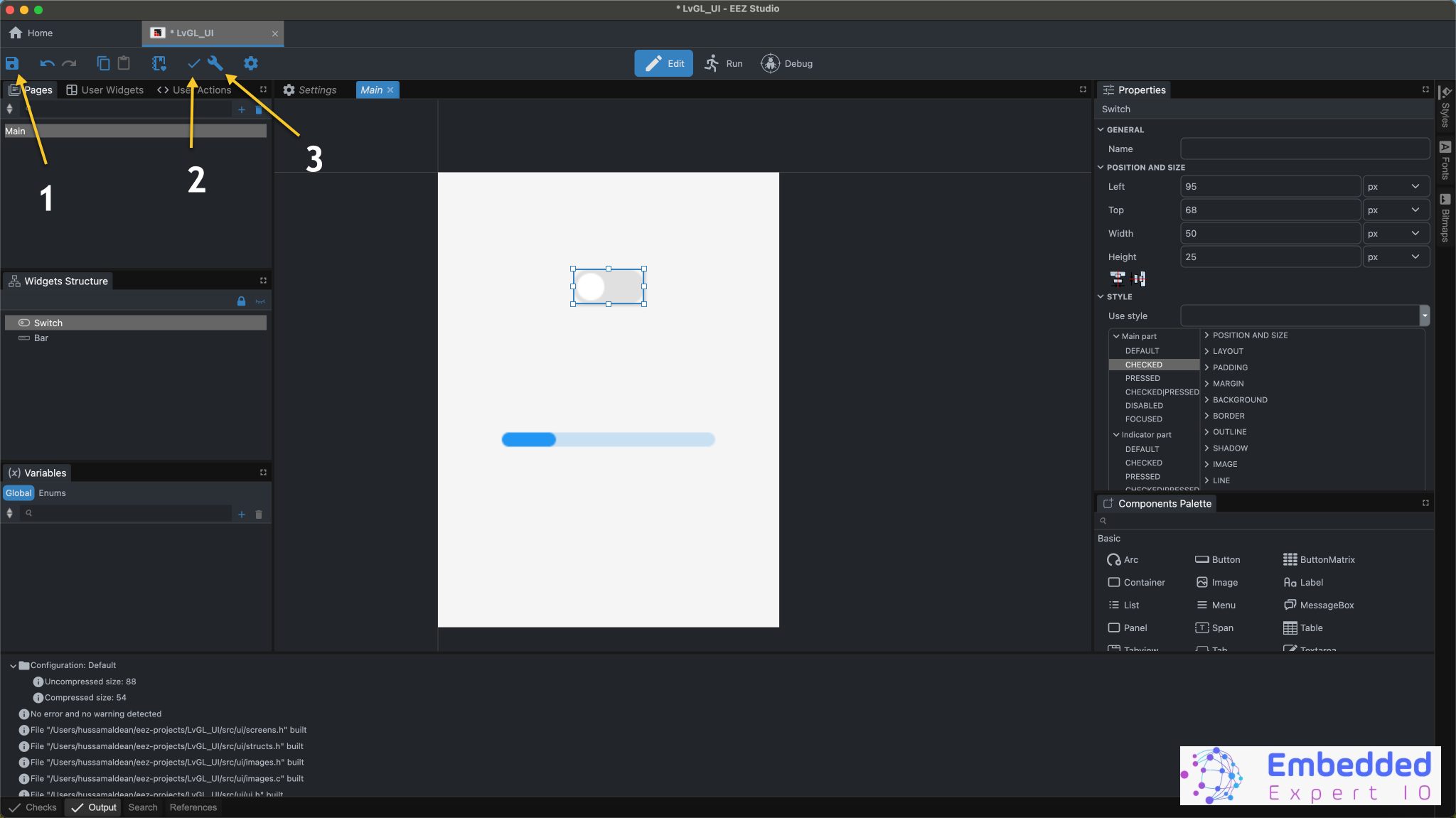 Create Custom UI with LvGL and EEZ Studio Part 1: Integration – EmbeddedExpertIO