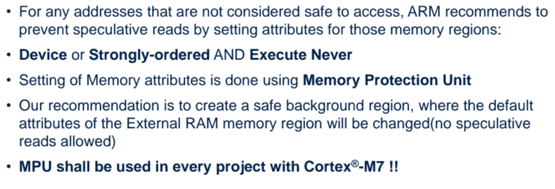 Cache in ARM Cortex M7: MPU Attributes and Memory types – EmbeddedExpertIO