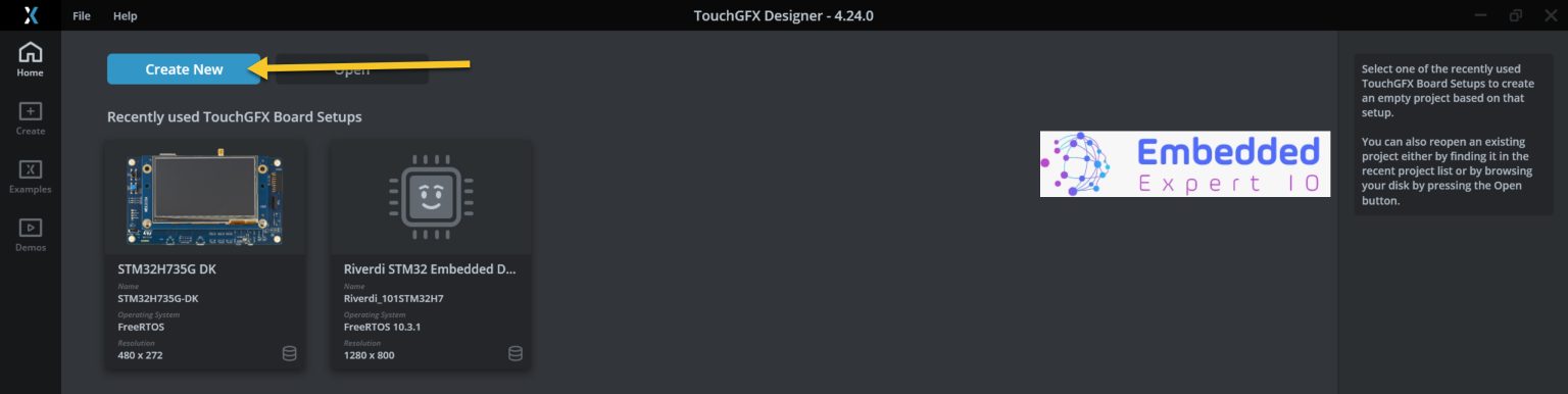 Getting Started with TouchGFX: Creating Your First UI – EmbeddedExpertIO