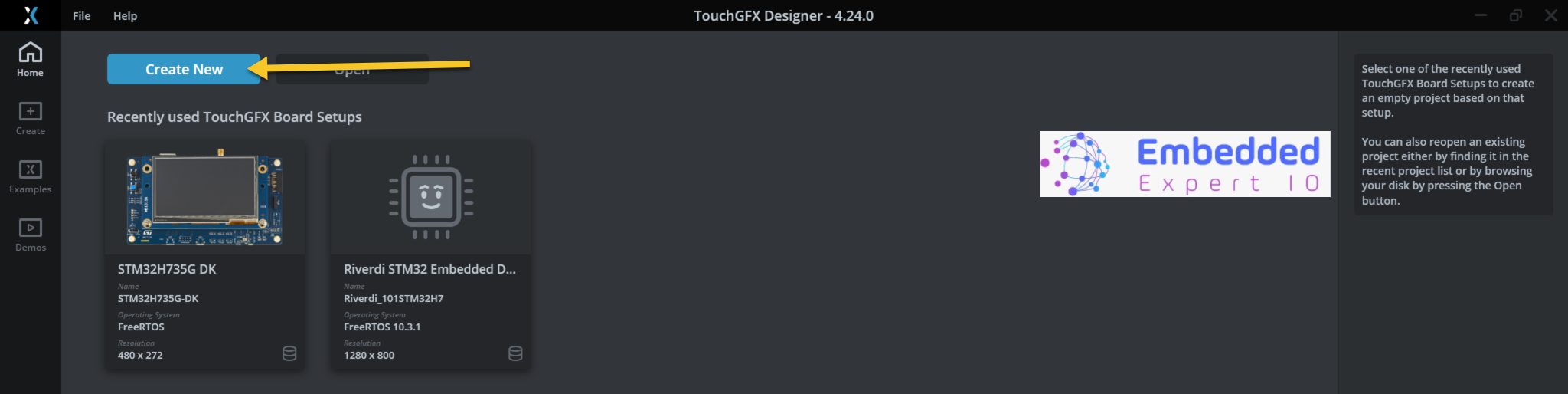 Getting Started with TouchGFX: Creating Your First UI – EmbeddedExpertIO