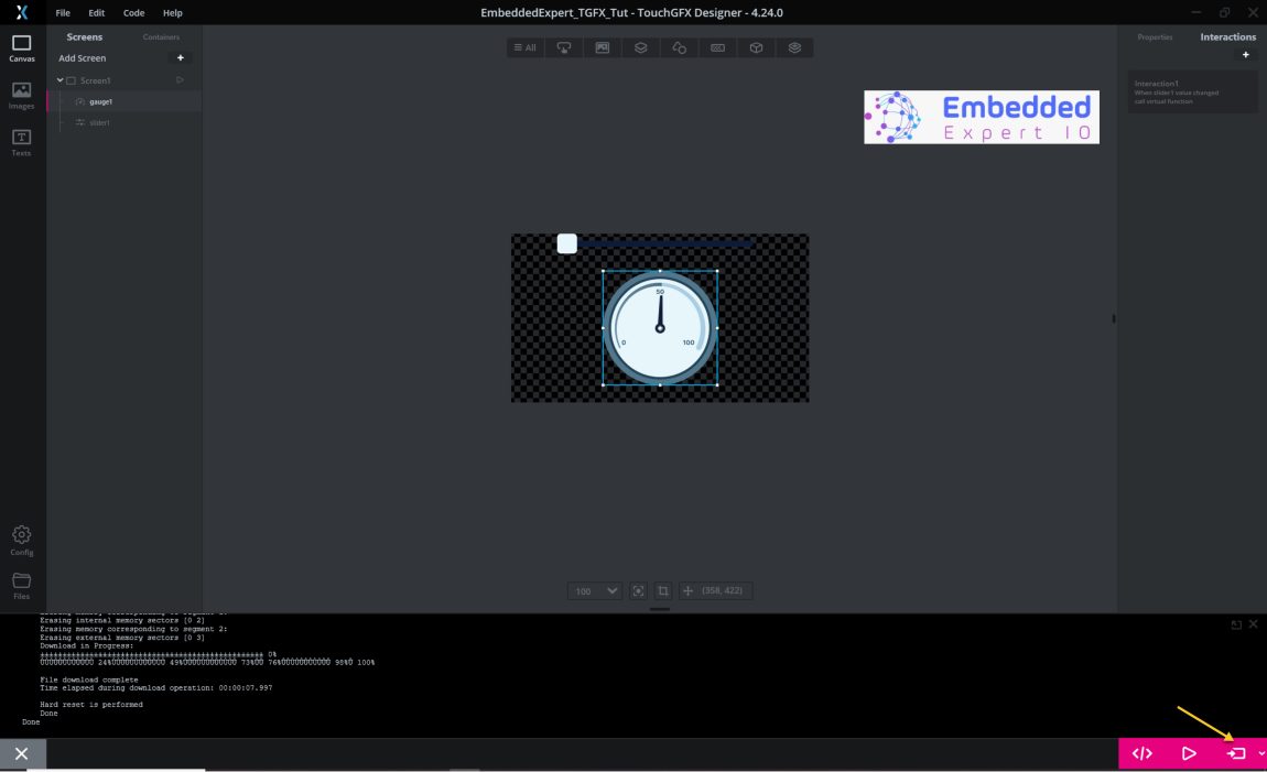 Getting Started with TouchGFX: Creating Your First UI – EmbeddedExpertIO