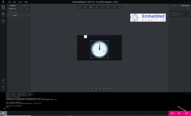 Getting Started With Touchgfx Creating Your First Ui Embeddedexpertio