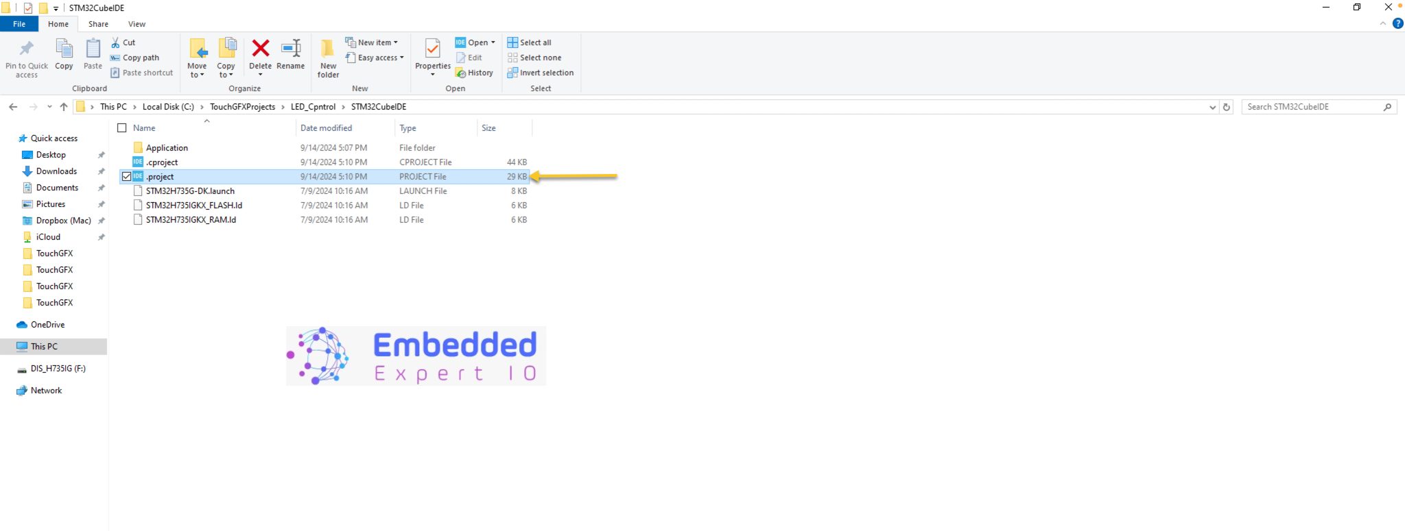 Getting Started with TouchGFX: Send Data to UI – EmbeddedExpertIO