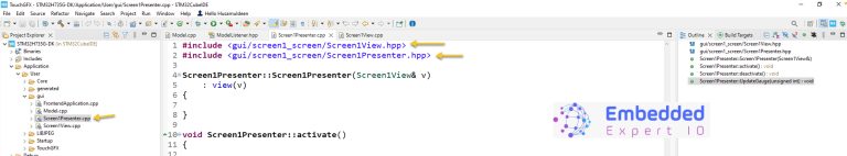 Getting Started with TouchGFX: Send Data to UI – EmbeddedExpertIO