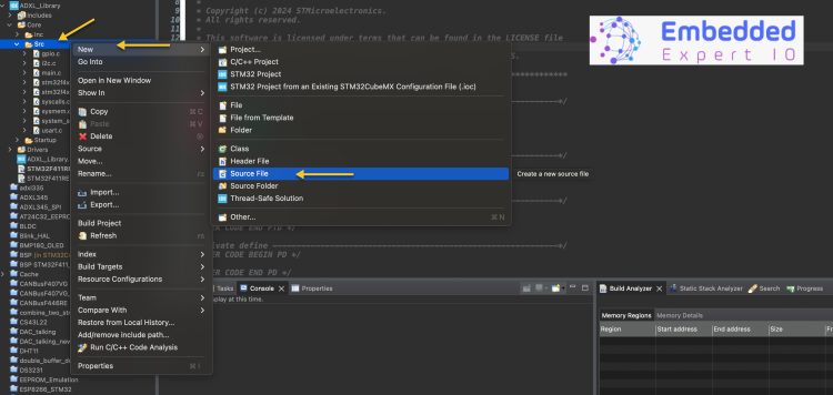 Creating a Library for PCF8591 AD/DA module Part 2: Building the Library – EmbeddedExpertIO
