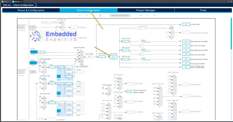 Getting Started With Stm32h5 Arm Cortex M33 Dac With Dma And Timer Embeddedexpertio