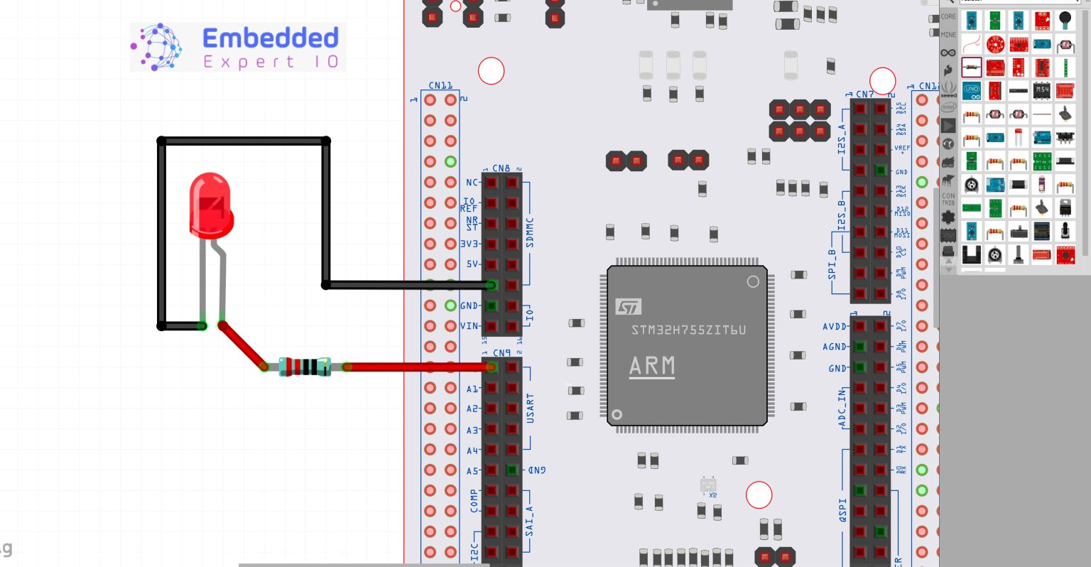 Getting Started with STM32H5 ARM Cortex M33: Timer in Output Compare Mode – EmbeddedExpertIO