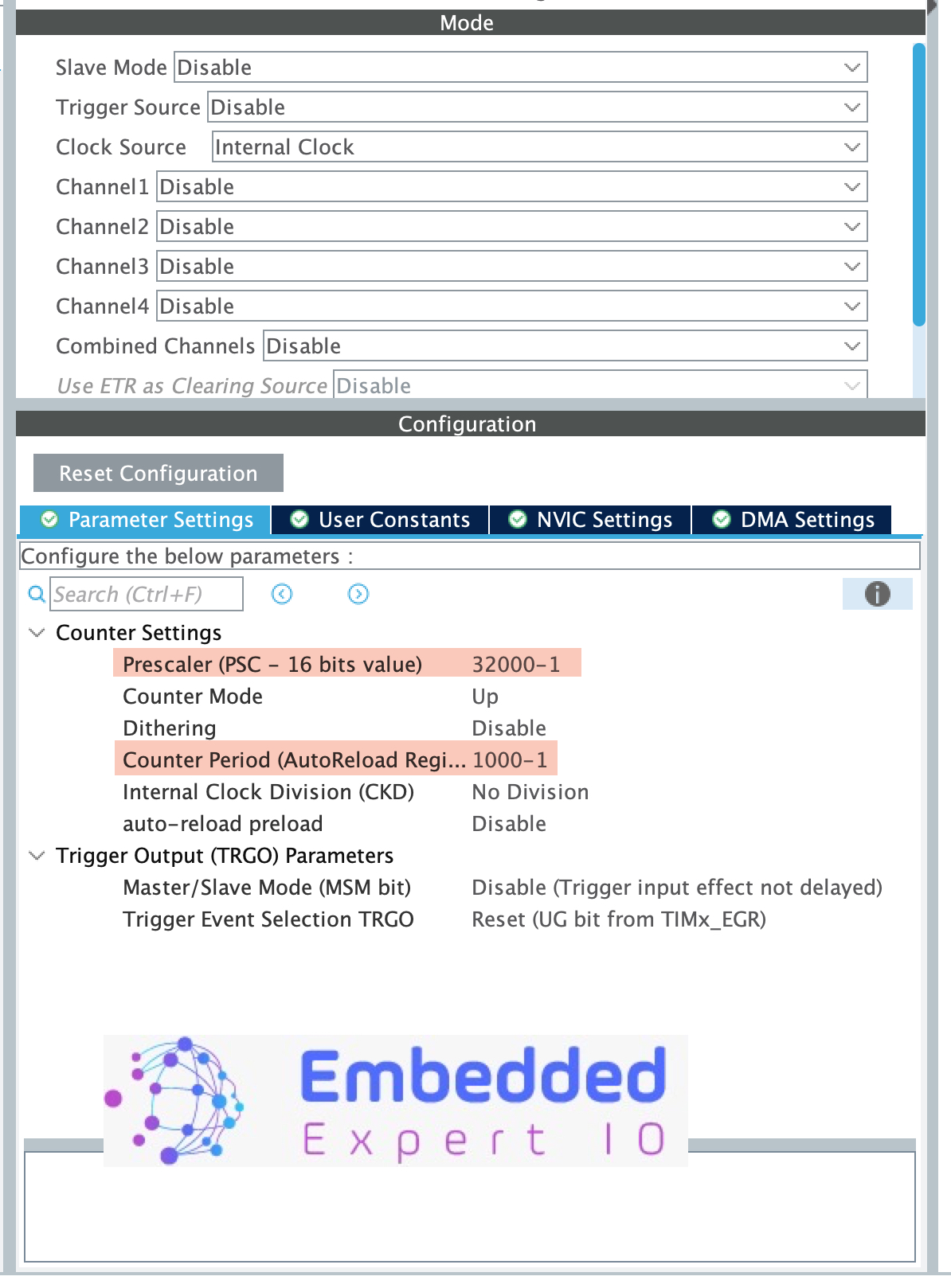 Getting Started With Stm32h5 Arm Cortex M33 Timer Interrupt Embeddedexpertio