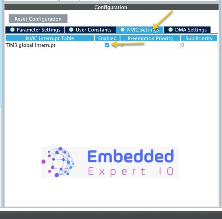 Getting Started With Stm32h5 Arm Cortex M33 Timer Interrupt Embeddedexpertio