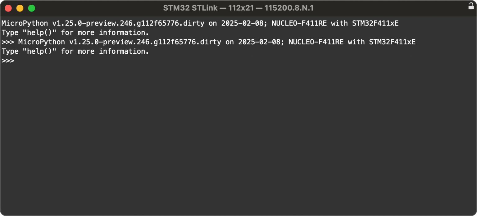 How to Compile and Flash micropython for STM32F411 Nucleo-64 Boards – EmbeddedExpertIO