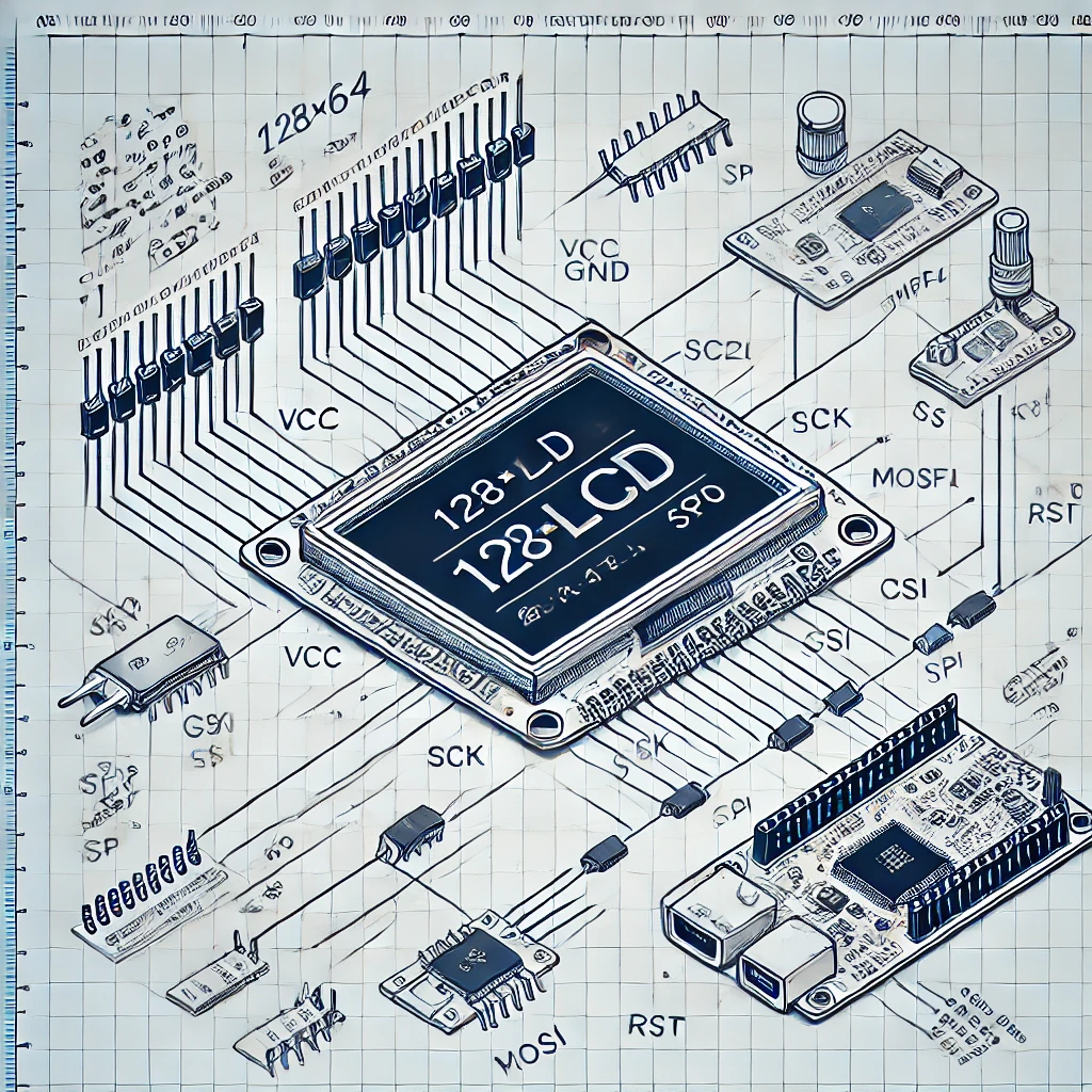 Interfacing the 128×64 ST7920 GLCD with STM32F4 via SPI – Part 2: LCD ...