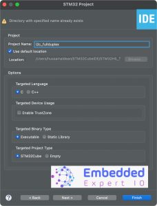Getting Started with STM32H5 ARM Cortex M33: I2C in Full Duplex Mode – EmbeddedExpertIO