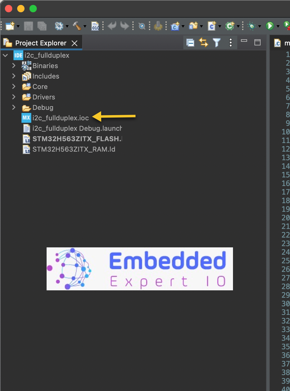 Getting Started with STM32H5 ARM Cortex M33: I2C in DMA Mode – EmbeddedExpertIO