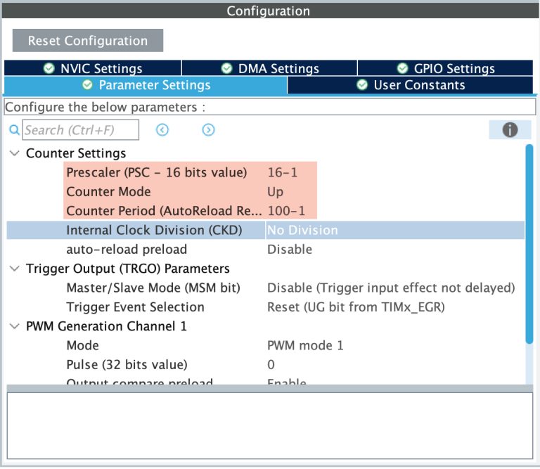 STM32 Timers Applications: PWM Output – EmbeddedExpertIO