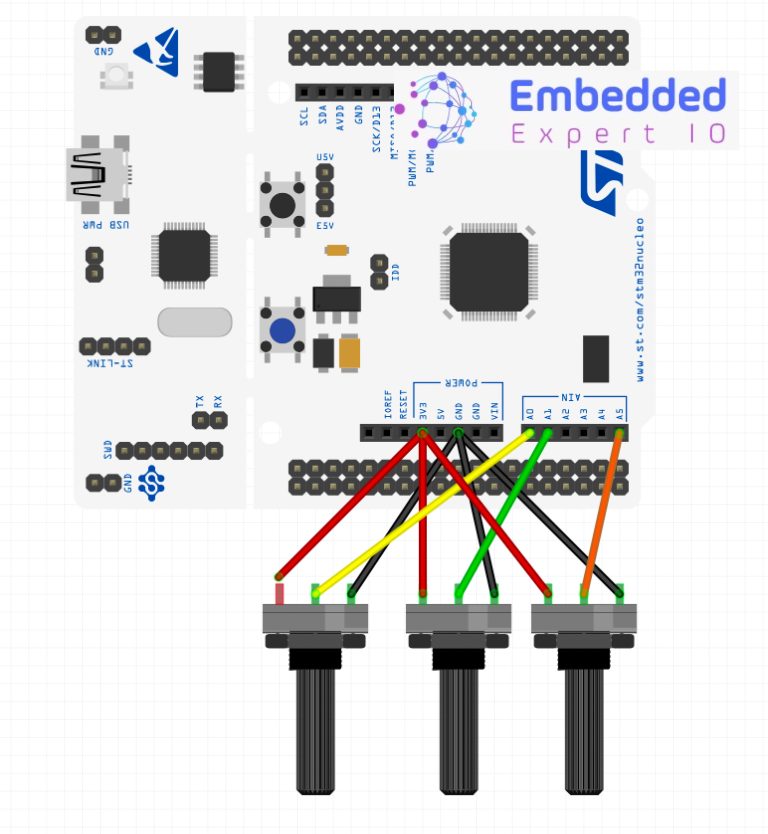STM32 ADC Application Part 3: Read Multiple Channels Using Polling Mode ...