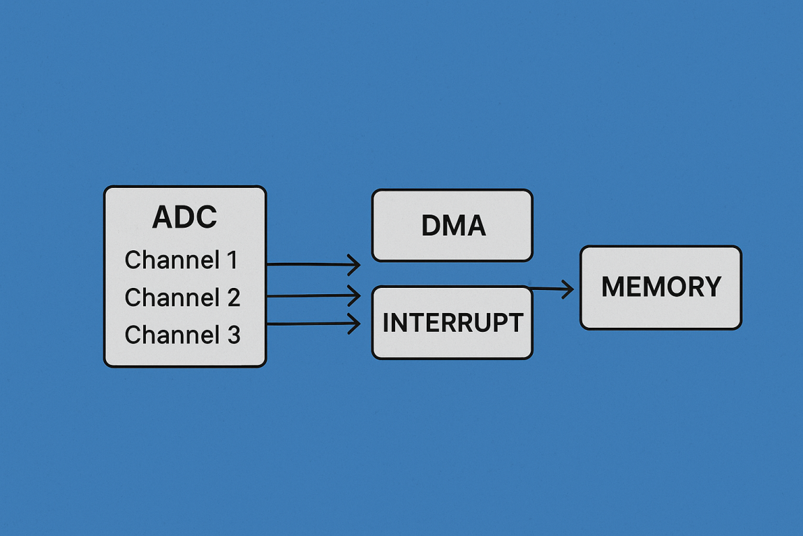 STM32 ADC Application Part 4: Read Multiple Channels Using Interrupt and DMA – EmbeddedExpertIO