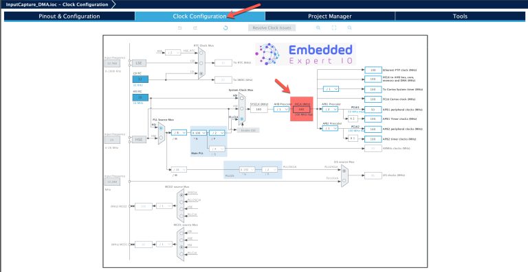 STM32 Timers Applications: Input capture Using DMA Measure Frequency ...