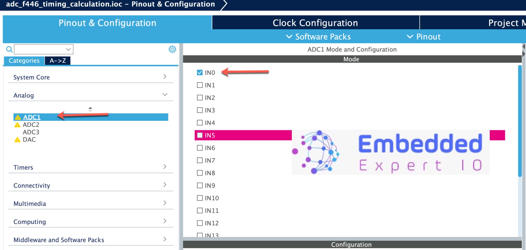 STM32 ADC Application Part 5: Sample Time Calculation – EmbeddedExpertIO