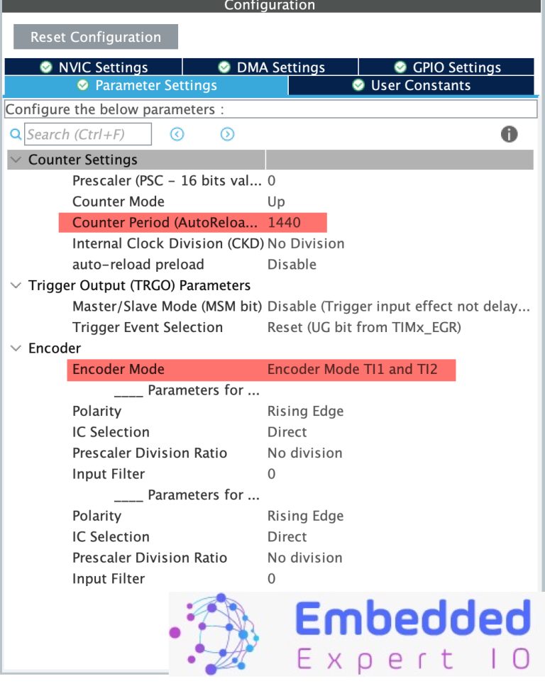 STM32 Timers Applications: Read Quadrature Encoders – EmbeddedExpertIO