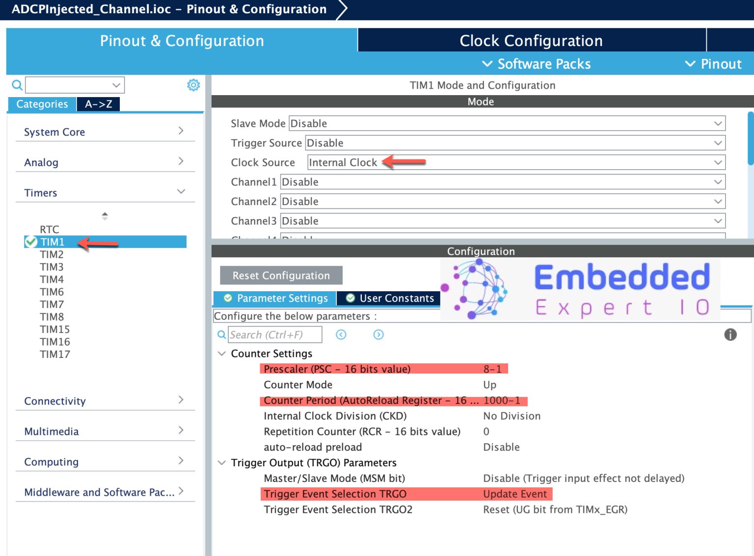 STM32 ADC Application Part 7: ADC Injection Channel – EmbeddedExpertIO