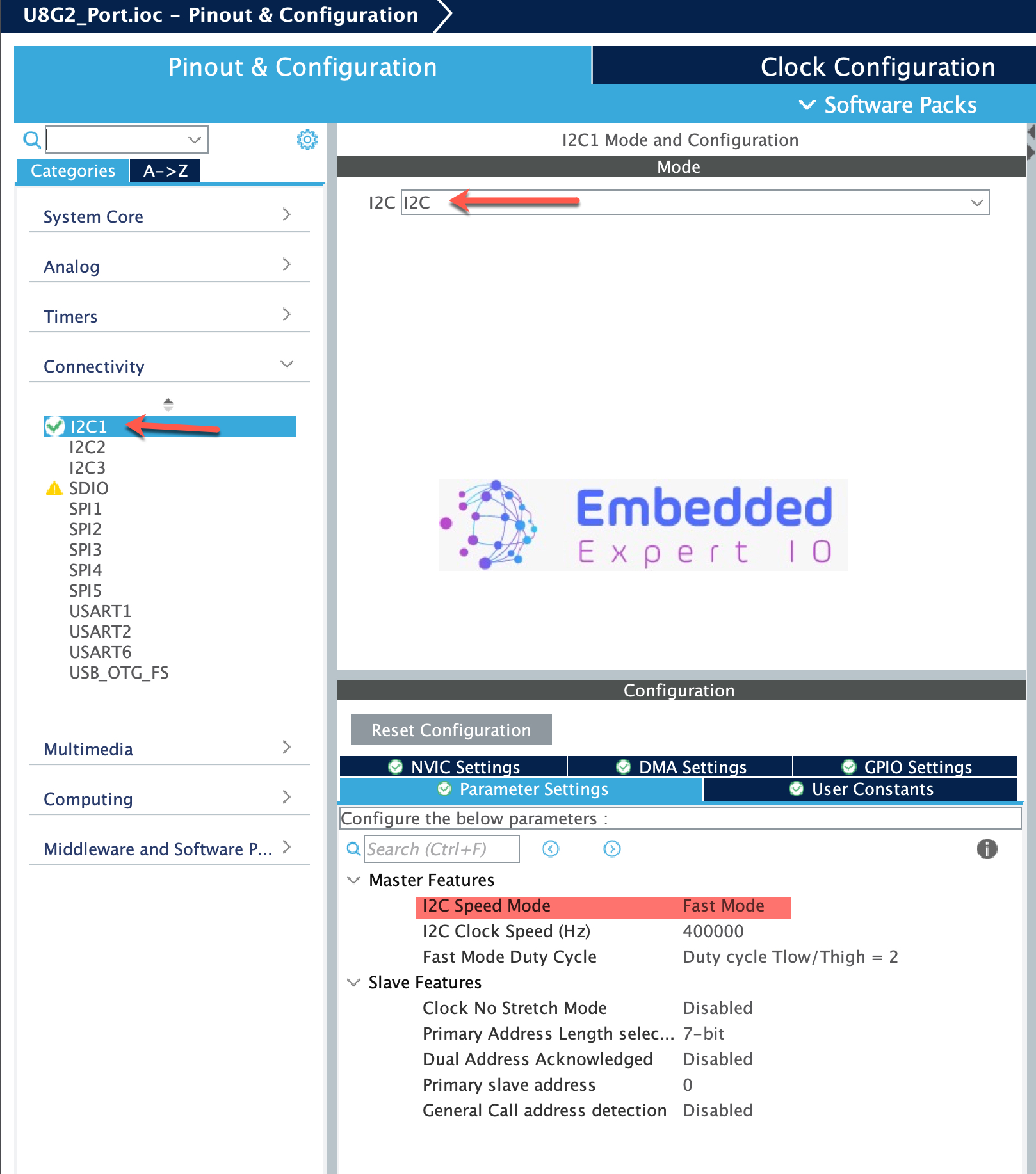 Porting U8G2 Graphics Library to STM32 Part1: Introduction – EmbeddedExpertIO