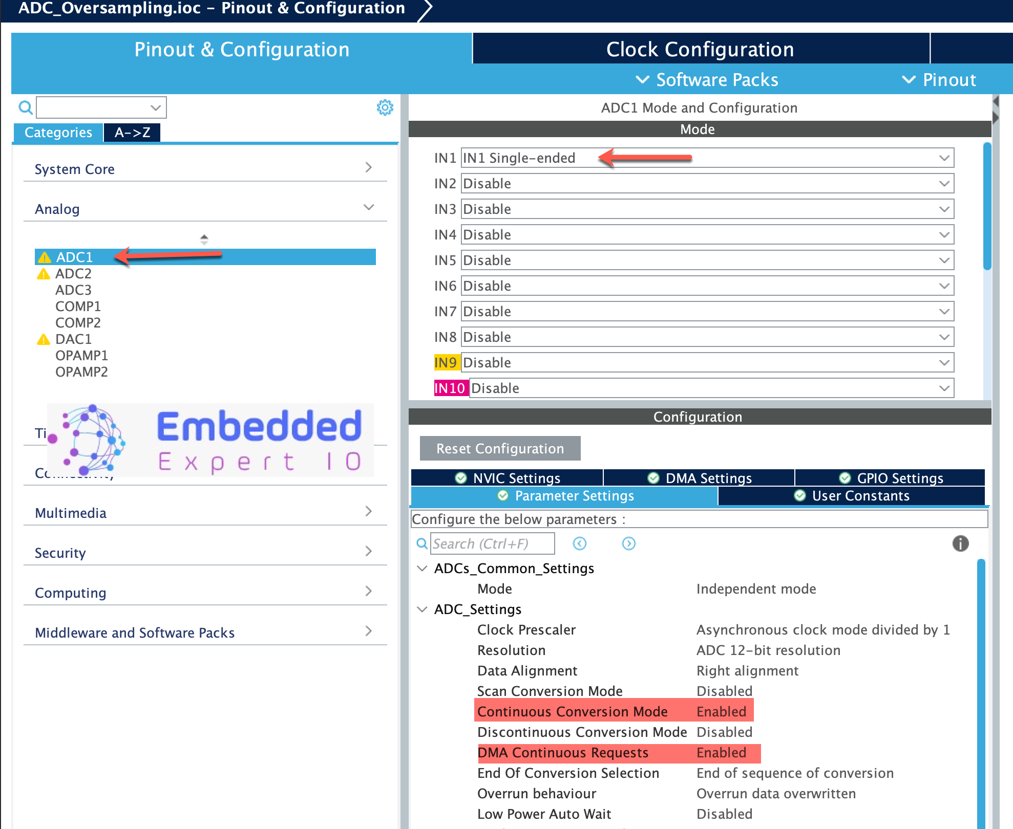 Stm32 Adc Application Part 8 Oversampling Embeddedexpertio 6684