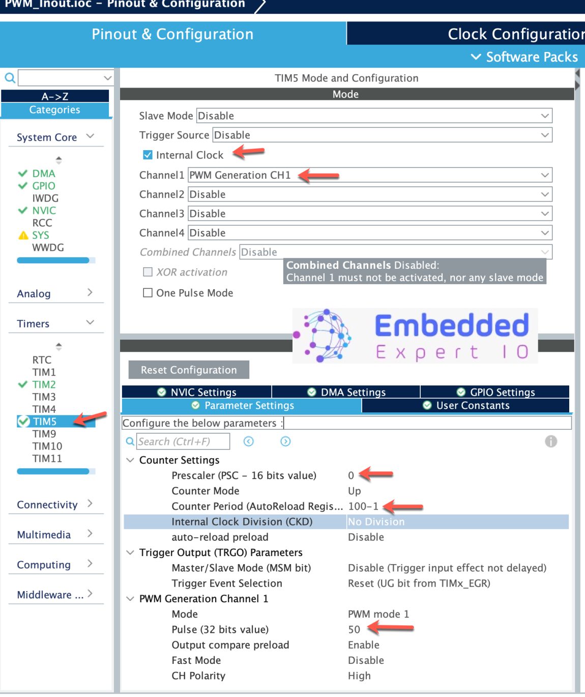 STM32 Timers Applications: PWM Input Mode – EmbeddedExpertIO