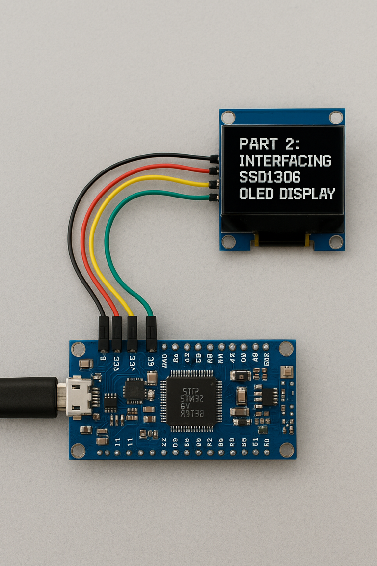 Porting U8G2 Graphics Library to STM32 Part2: SSD1306 OLED Display ...