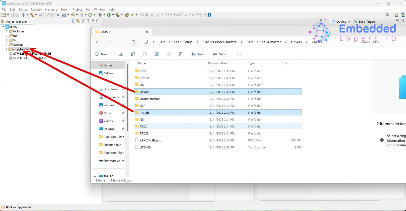 [Revised] Settings Up STM32CubeIDE for Bare Metal Programming – EmbeddedExpertIO