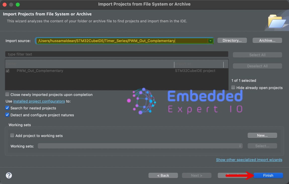 STM32 Timers Applications: Complementary PWM Generation – EmbeddedExpertIO