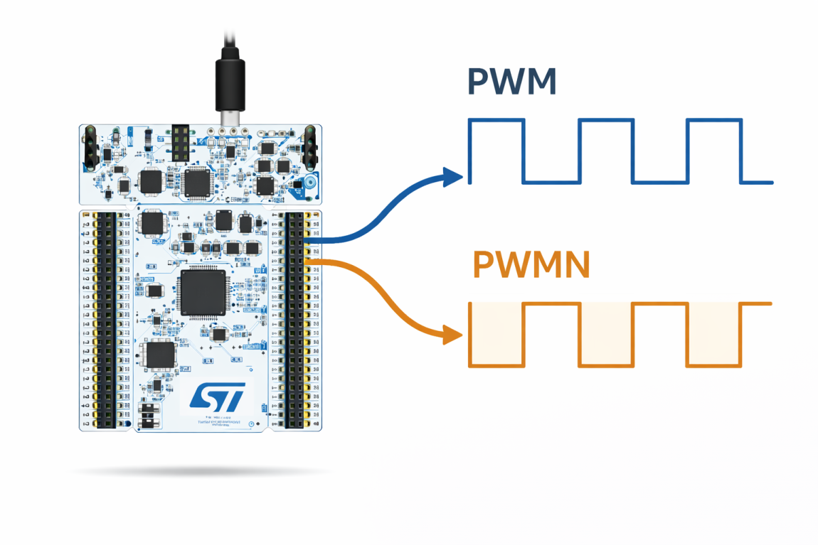 STM32 Timers Applications: Complementary PWM Generation with Dead Time ...